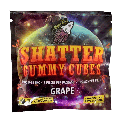HIGHER FIRE EXTRACTS – SHATTER GUMMY CUBES – 4 DIFFERENT FLAVORS ...